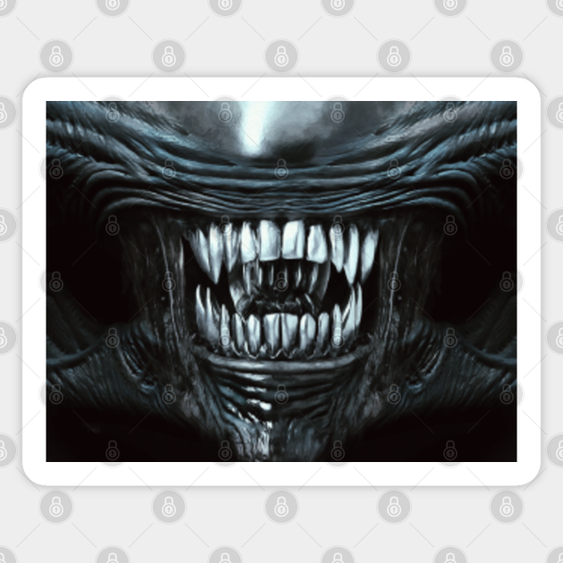 Alien Mouth Alien Mouth Sticker Teepublic